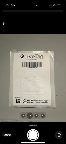 Starting a Tive Tag Shipment