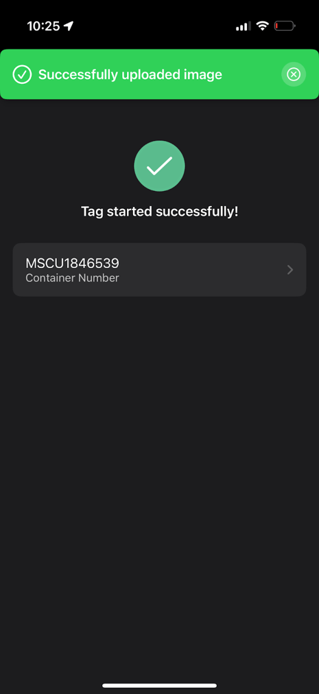 Starting a Tive Tag Shipment