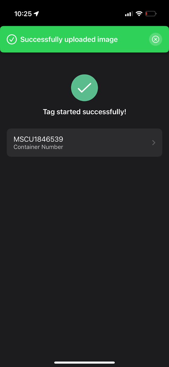 Starting a Tive Tag Shipment