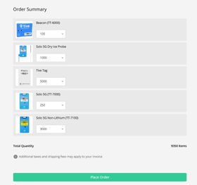 Online Tracker Ordering
