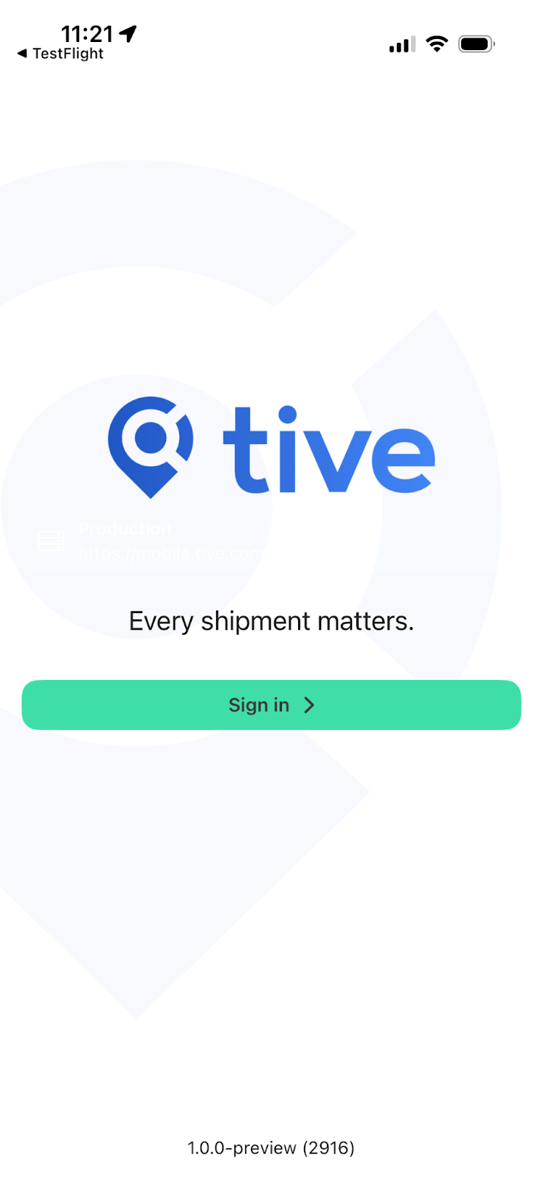 Tive Mobile App